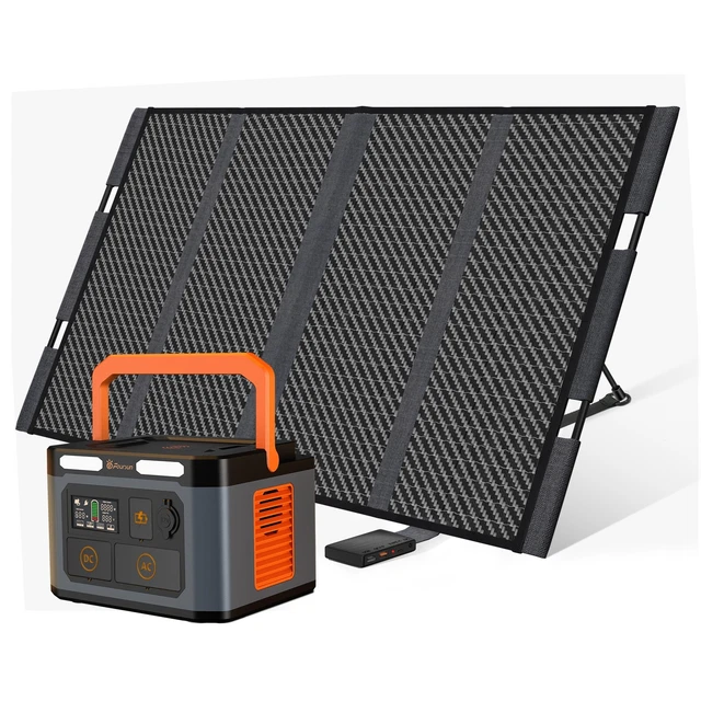 PANNEAU SOLAIRE PORTABLE 18V 100W pic 150W Station d’alimentation ...
